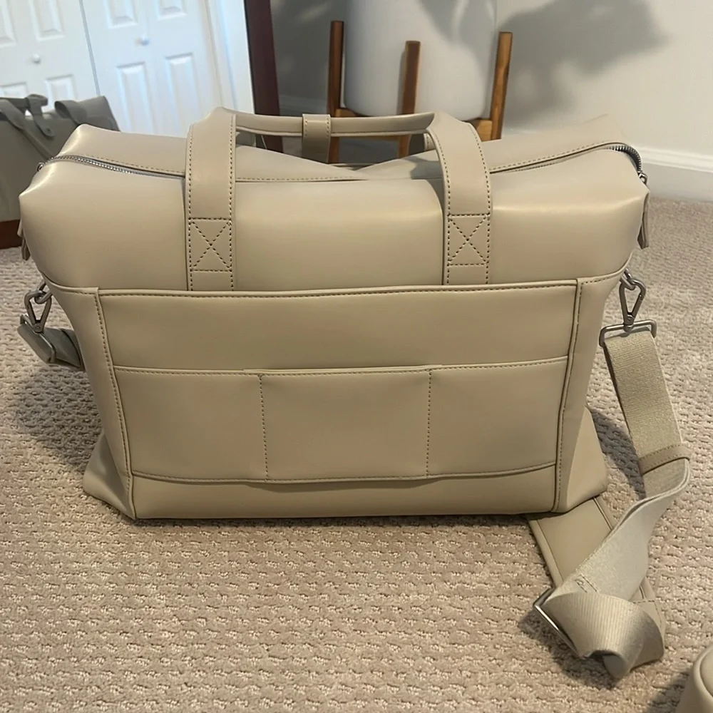 Monos | Bags | Monos Metro Duffel Cream Weekender Bag | Poshmark